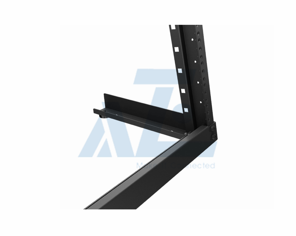 12U Desktop 19 inch 2 Post Open Frame Rack #10-32 Threaded | AZE