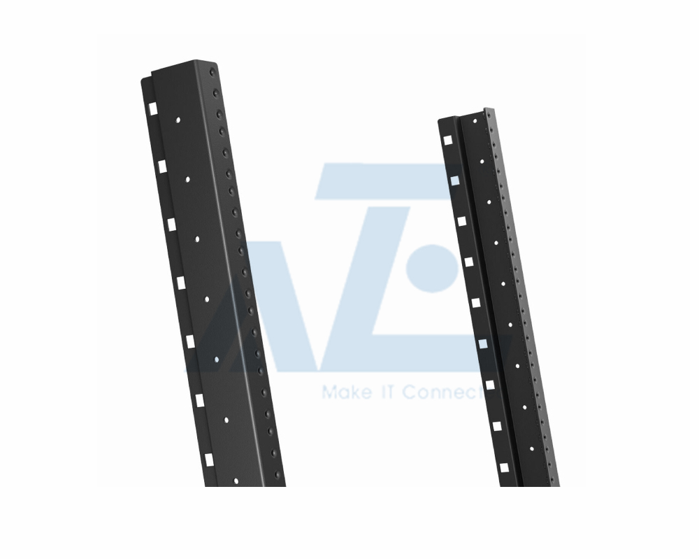 12U Desktop 19 inch 2 Post Open Frame Rack #10-32 Threaded | AZE
