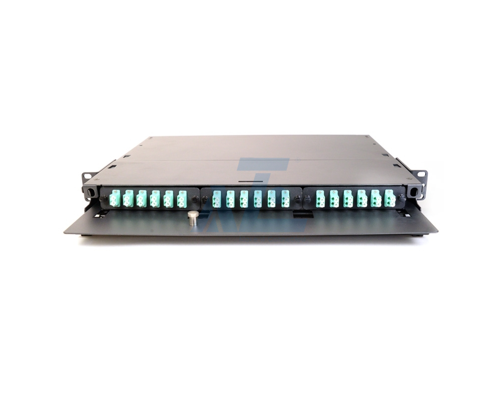 High Density 1U Rack Mount Fiber Optics Enclosure with LGX Adapter ...