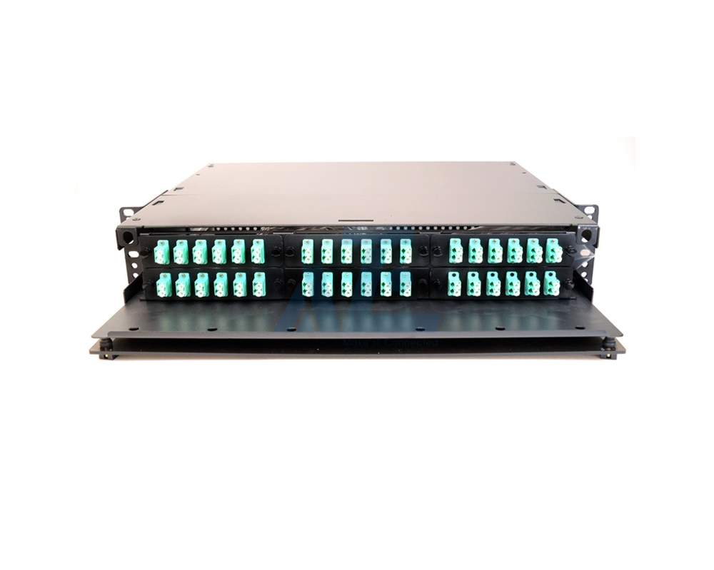 2U Rack Mount Fiber Optics Enclosure with LGX Adapter Plates or MTP ...