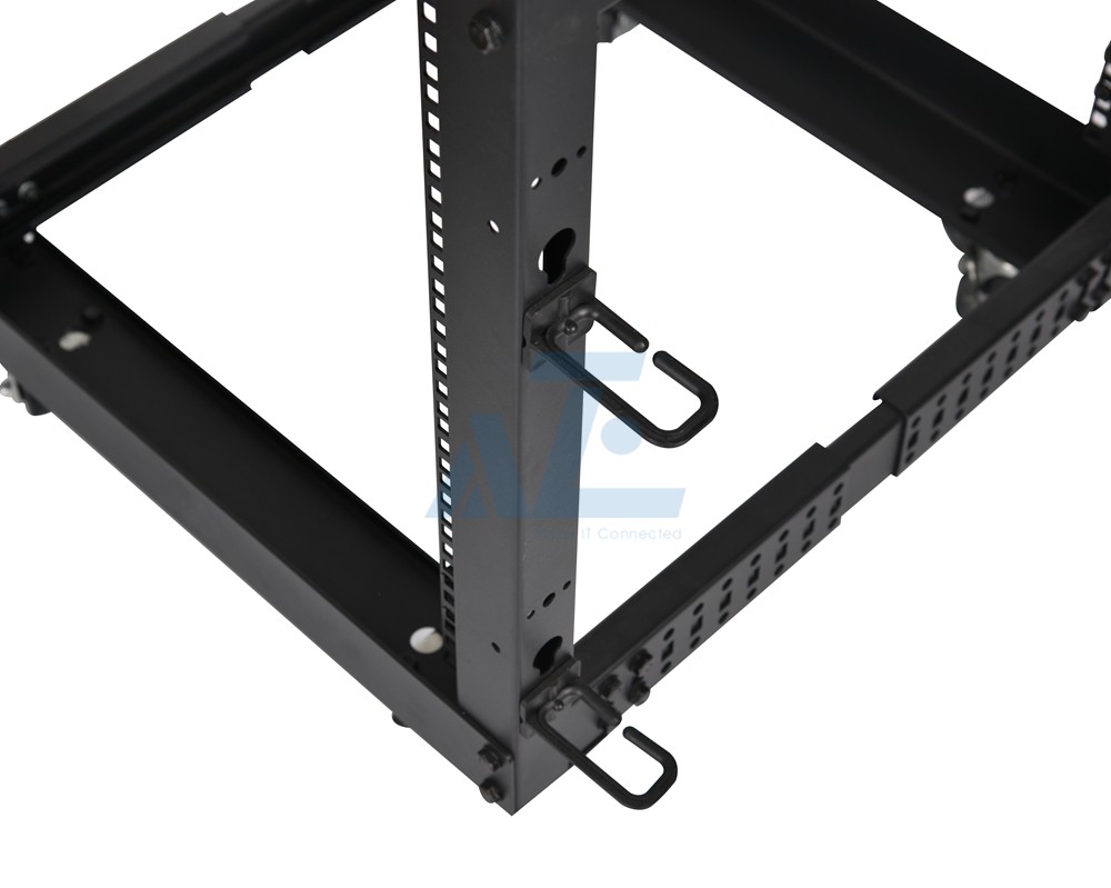 12U Open Frame Rack | 4Post Open Frame Rack | Depth-adjustable rack | AZE