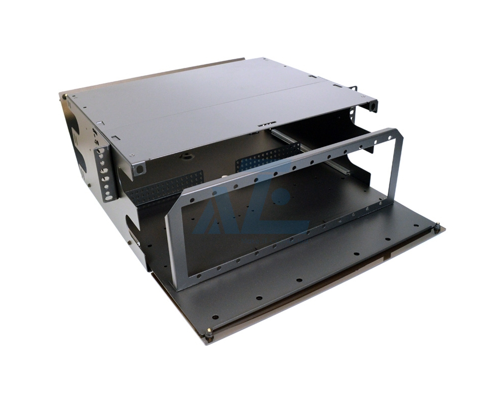 4U Rack Mount Fiber Optics Enclosure with LGX Adapter Plates or MTP ...