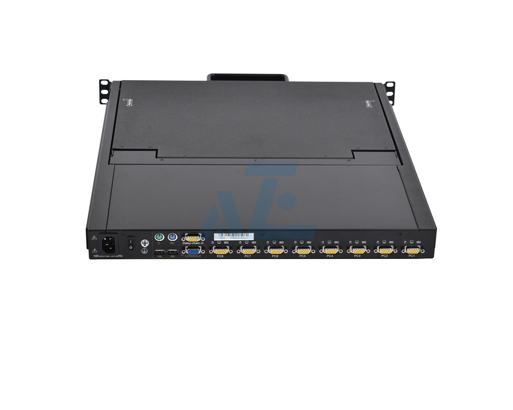1U Rackmount 8 Port 17.3inch LCD KVM Console HD 1080p | 17.3" FHD LCD ...