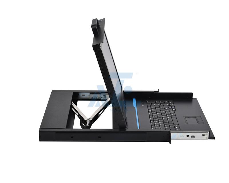 1U Rackmount DVI KVM Console | 17" DVI LCD KVM Console |AZE KVM | AZE